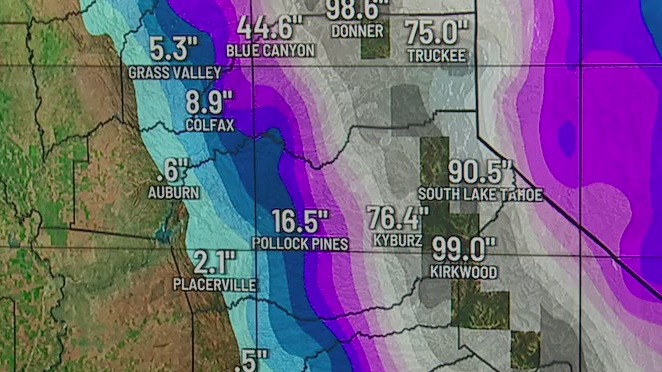 Heavy snow headed to the Sierra, here’s how long the storm is expected ...