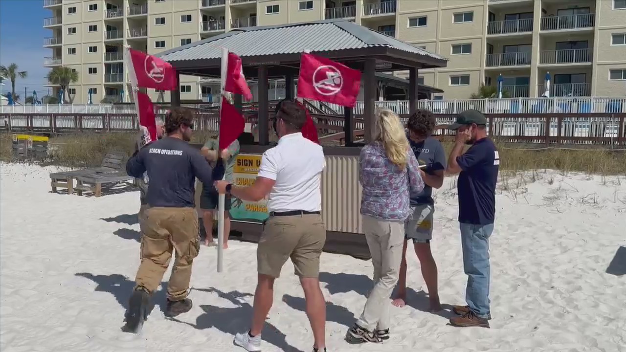 Double red flag warning signs given to beach vendors – mypanhandle.com