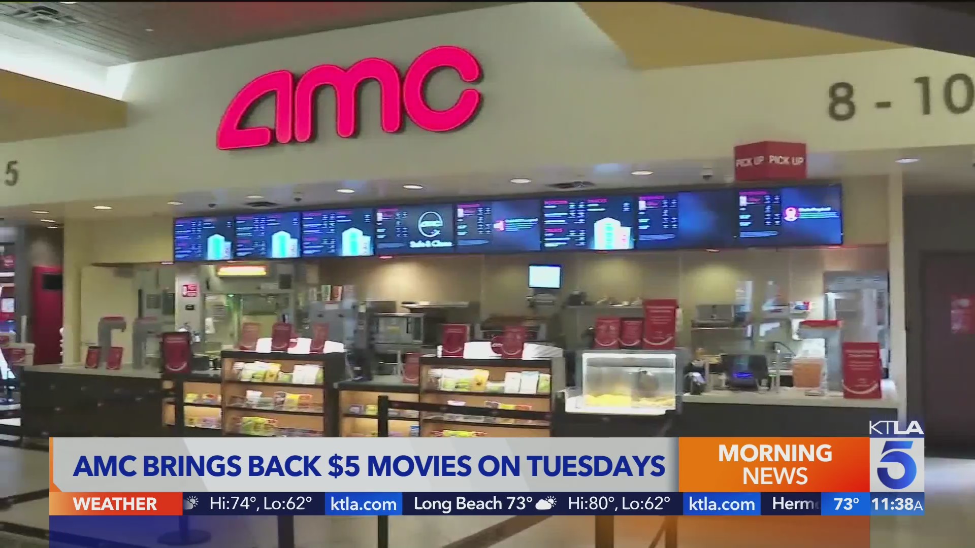 AMC brings back $5 movies on Tuesdays – KTLA