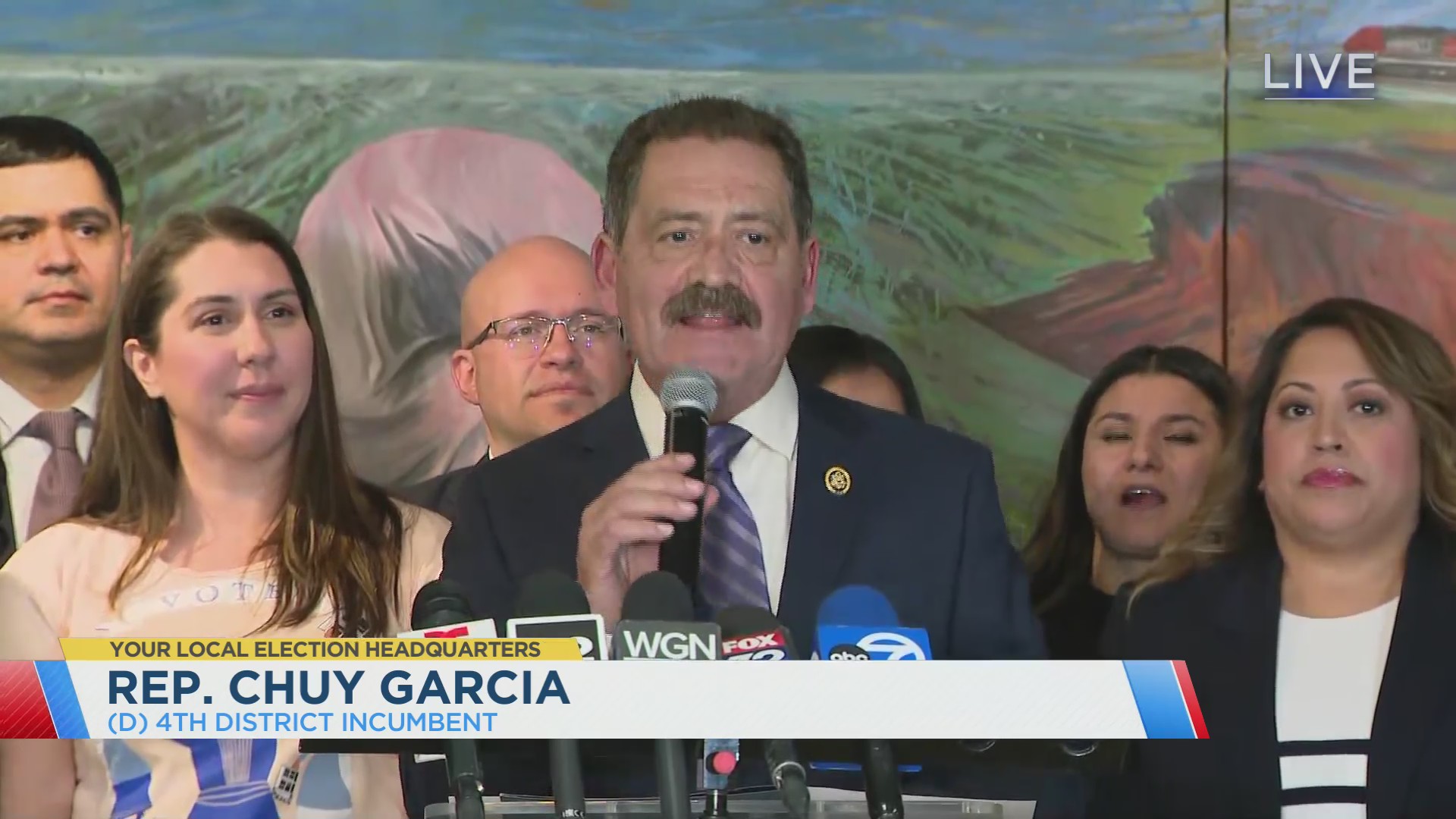Rep. Jesus “Chuy” Garcia speaks after U.S. House 4th District victory ...