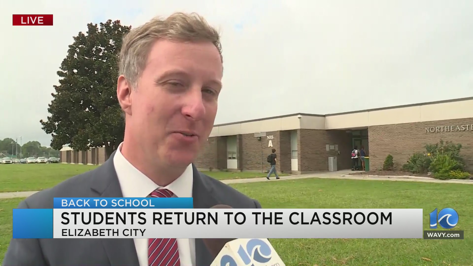 Elizabeth City Pasquotank Public Schools Dr. Keith Parker first day ...