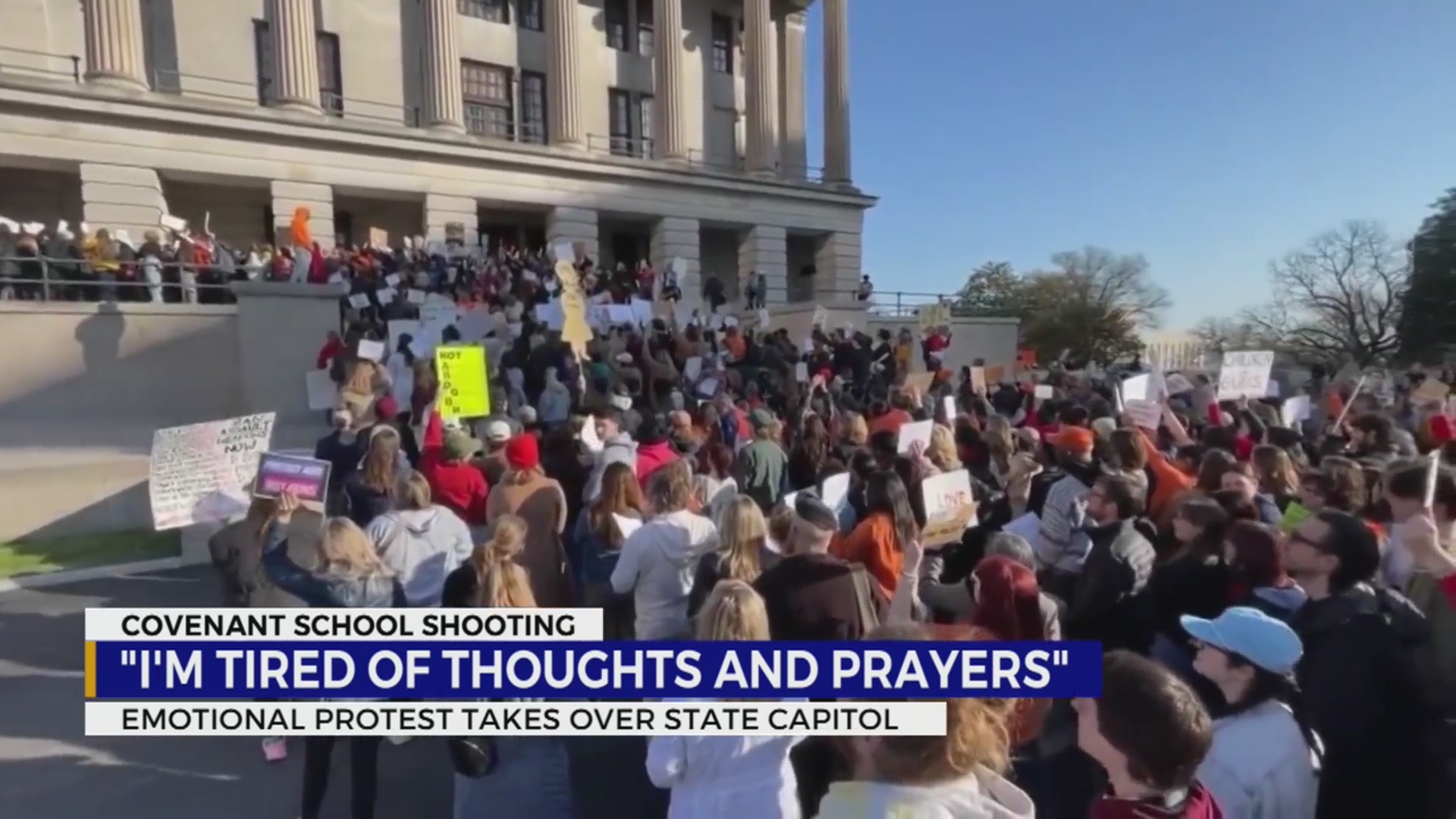 Emotional protest takes over State Capitol – WKRN News 2