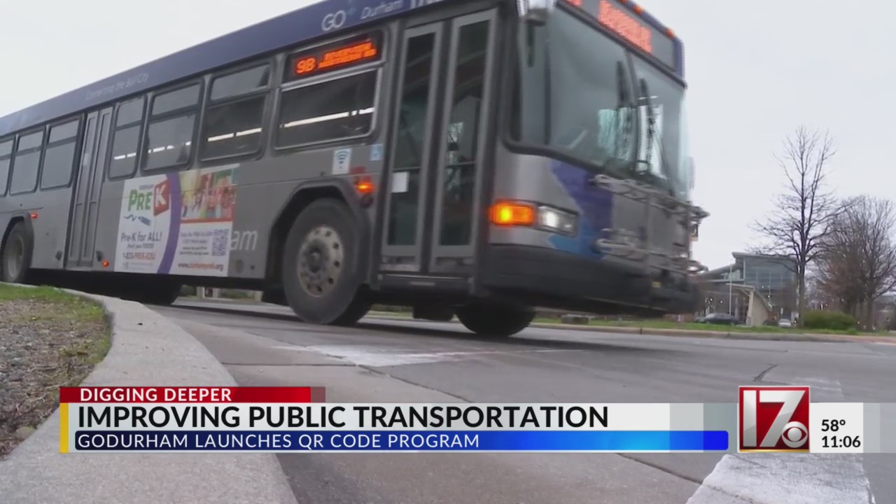 GoDurham launches QR codes for bus riders to report issues, give ...