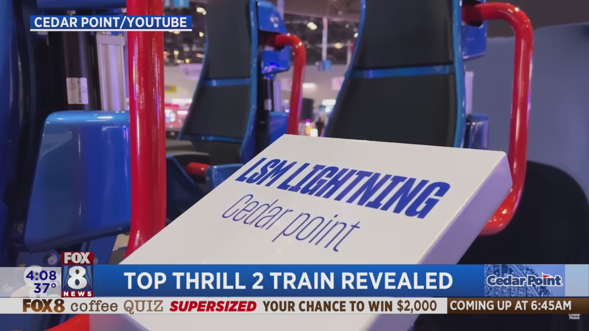 Cedar Point unveils ‘Top Thrill 2’ train car design – Fox 8 Cleveland WJW