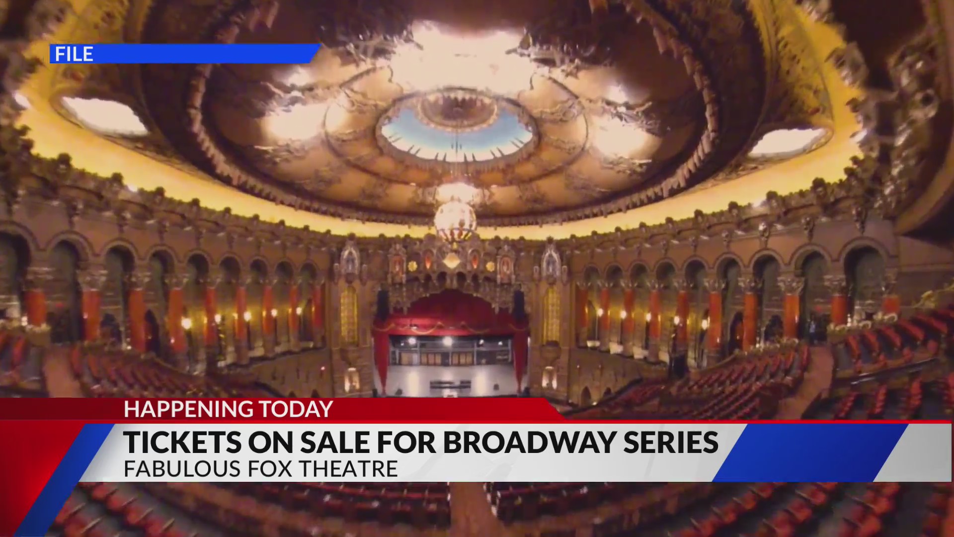 Tickets on sale today for Broadway Series at the Fabulous Fox Theater ...