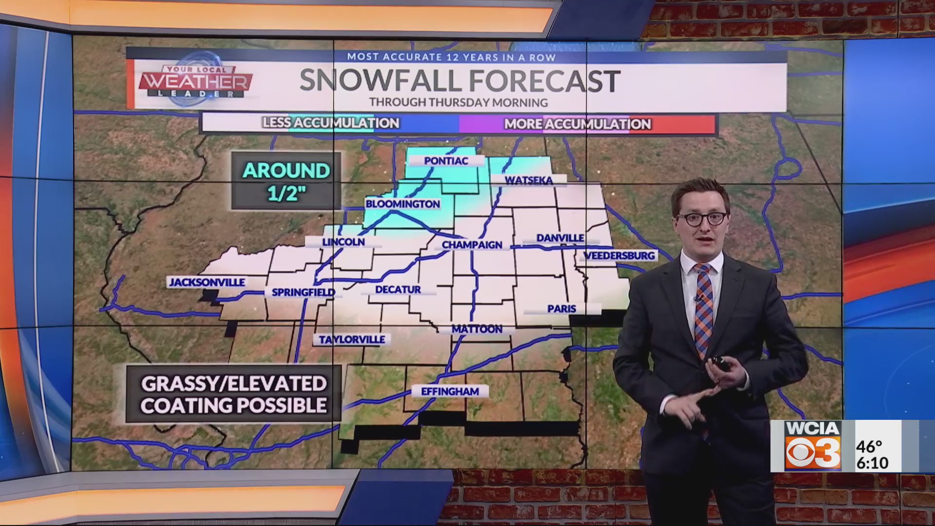 Jacob: “Snow tomorrow with light accumulation possible” – WCIA.com