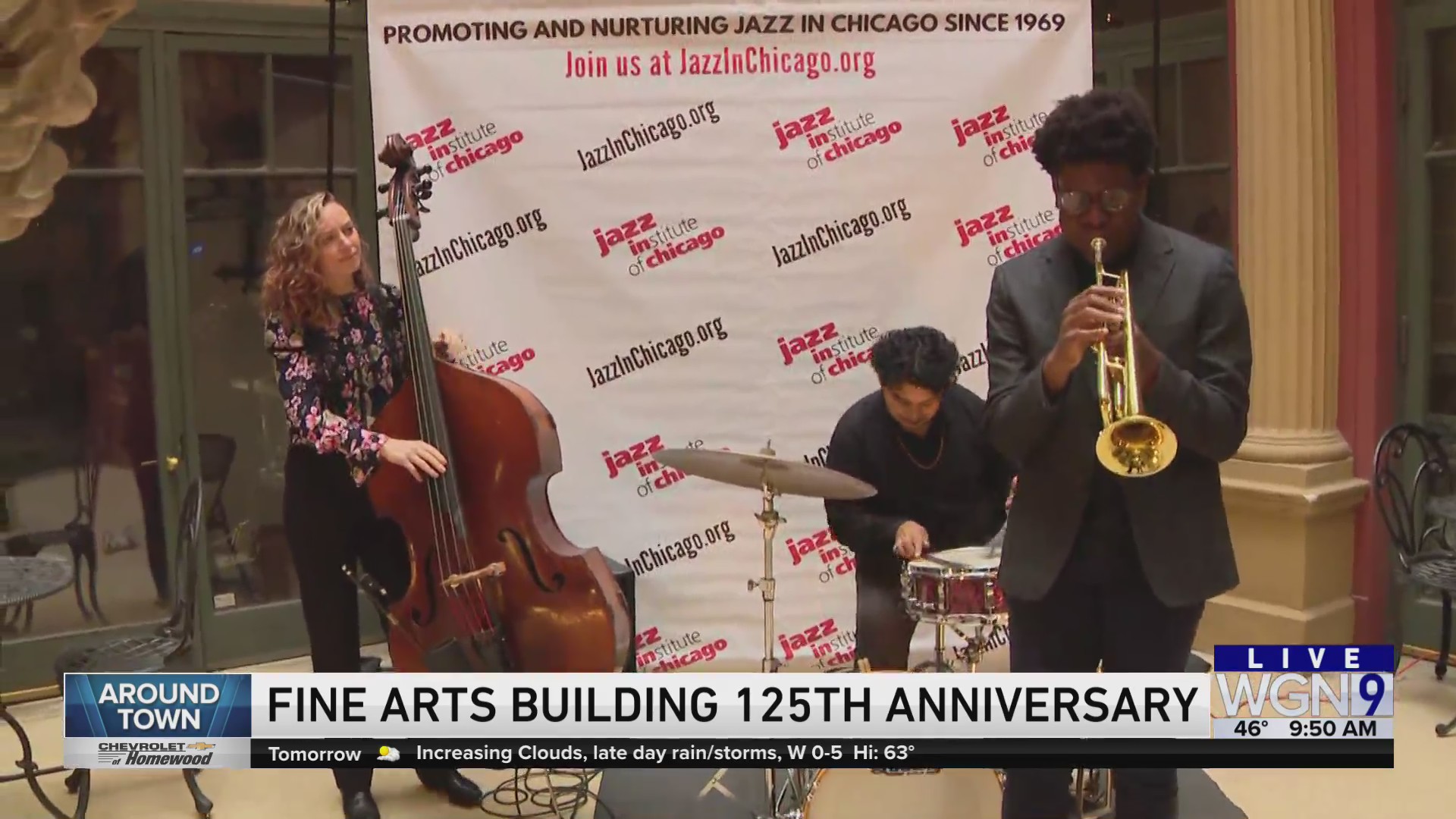 Around Town – 125th Anniversary of the Fine Arts Building – WGN-TV
