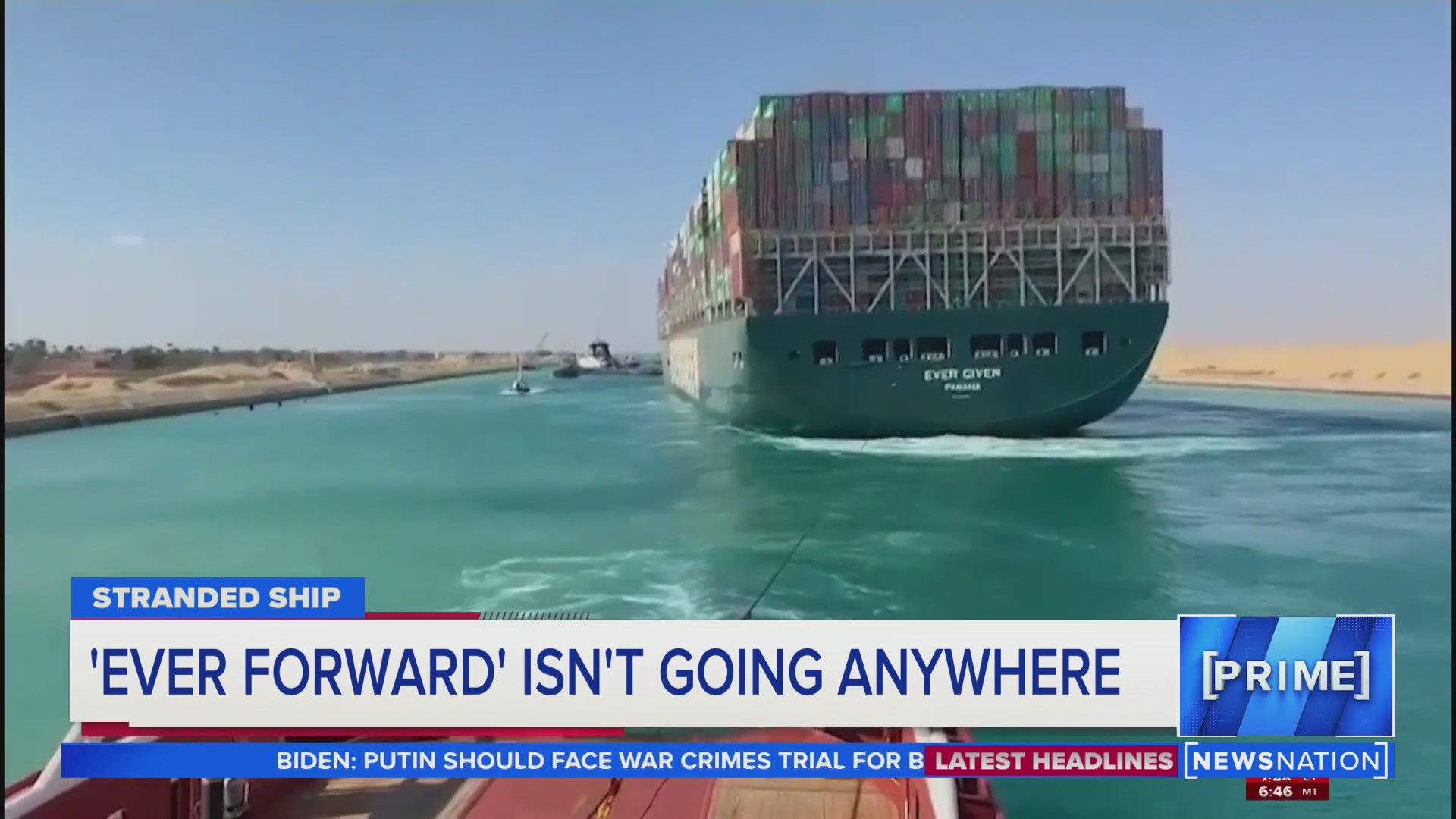 Huge container ship stuck in Chesapeake Bay to be unloaded | NewsNation ...