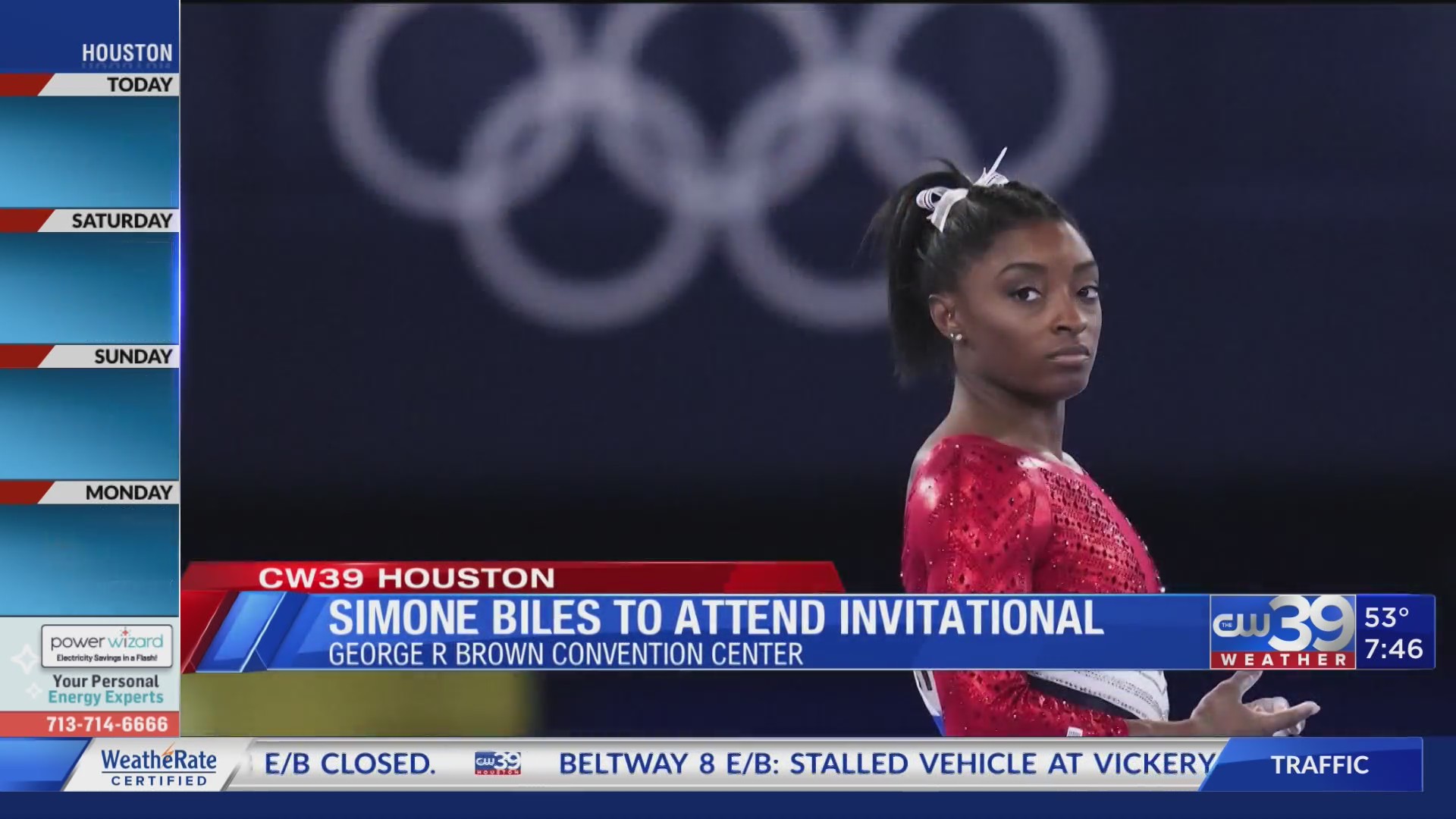 Simone Biles to attend invitation at GRB in downtown Houston | CW39 ...