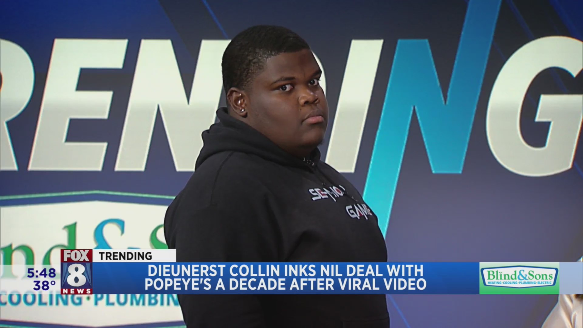FOX 8 interview: ‘Popeyes meme kid’ signs NIL deal with Popeyes – Fox 8 ...