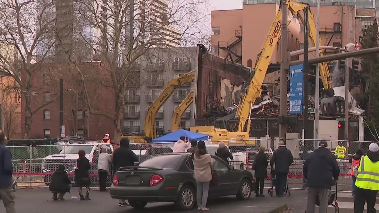 Portland Korean Church demolition is underway after fire – KOIN.com