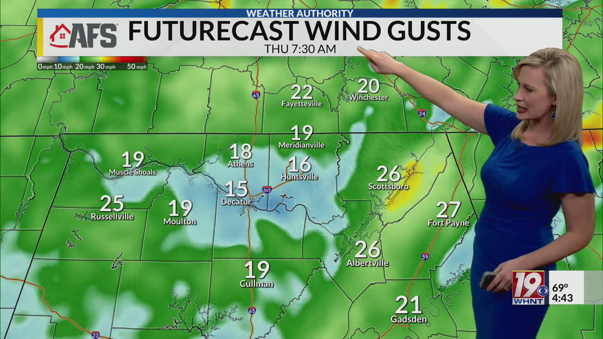 Strong Storms and Wind Tonight – WHNT.com