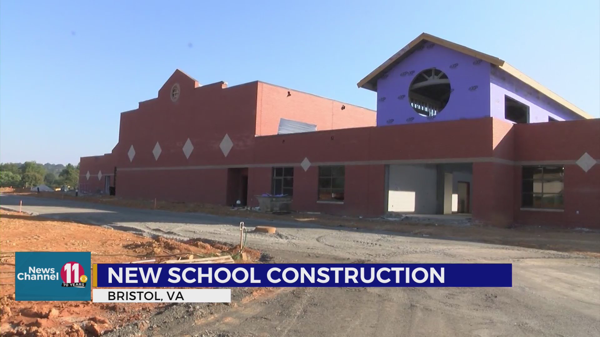 Construction on track for new BVPS intermediate school – WJHL | Tri ...