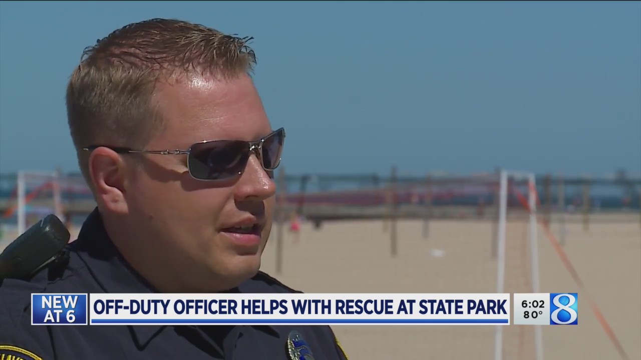 Off-duty police officer saves swimmer at Grand Haven State Park ...