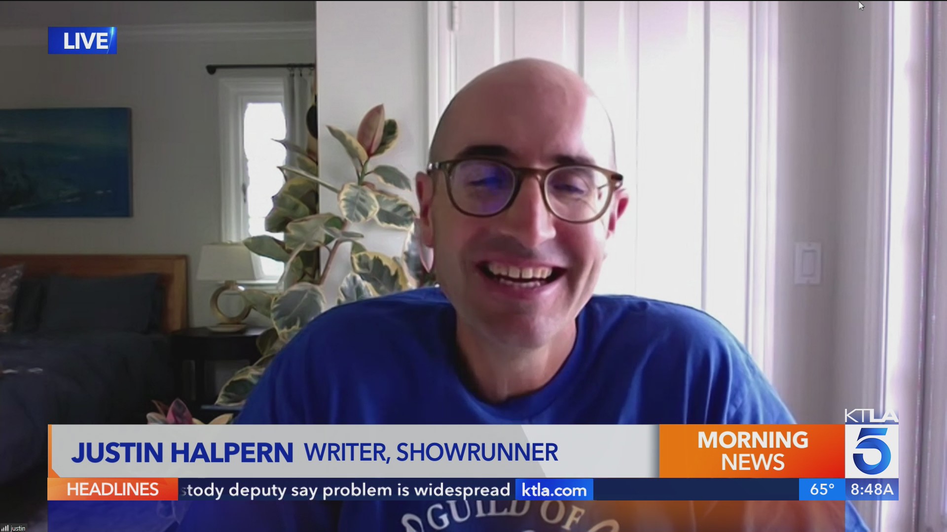 Justin Halpern says he feels relief and pride as the WGA strike comes ...