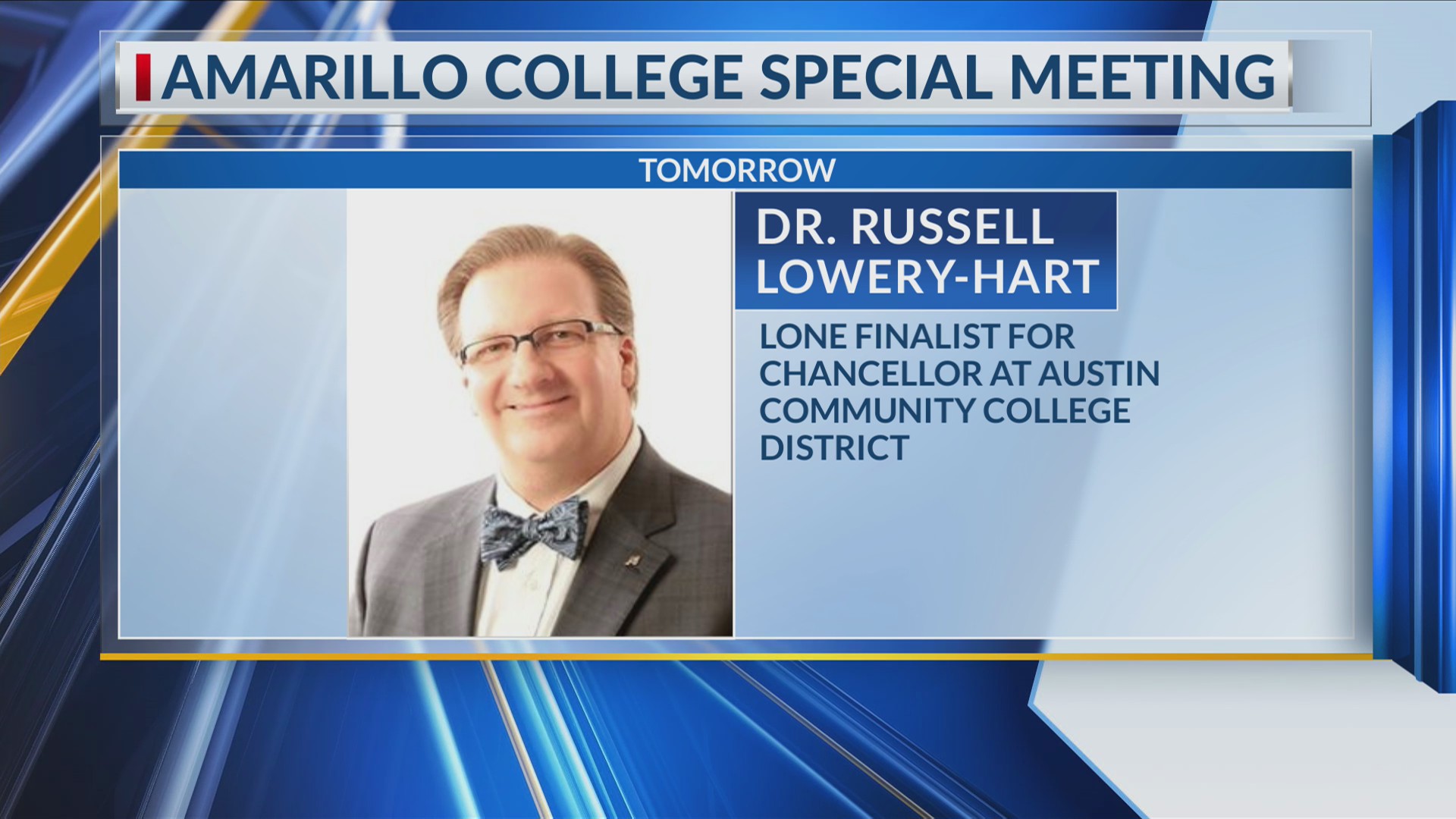 Dr. Russell Lowery-Hart named sole finalist for Austin Community ...