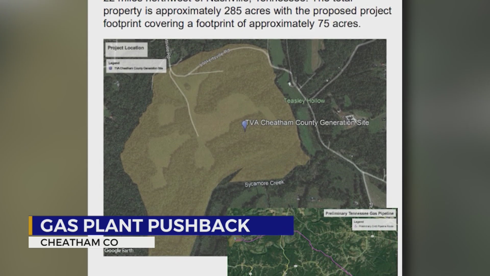 Cheatham County gas plant pushback – WKRN News 2