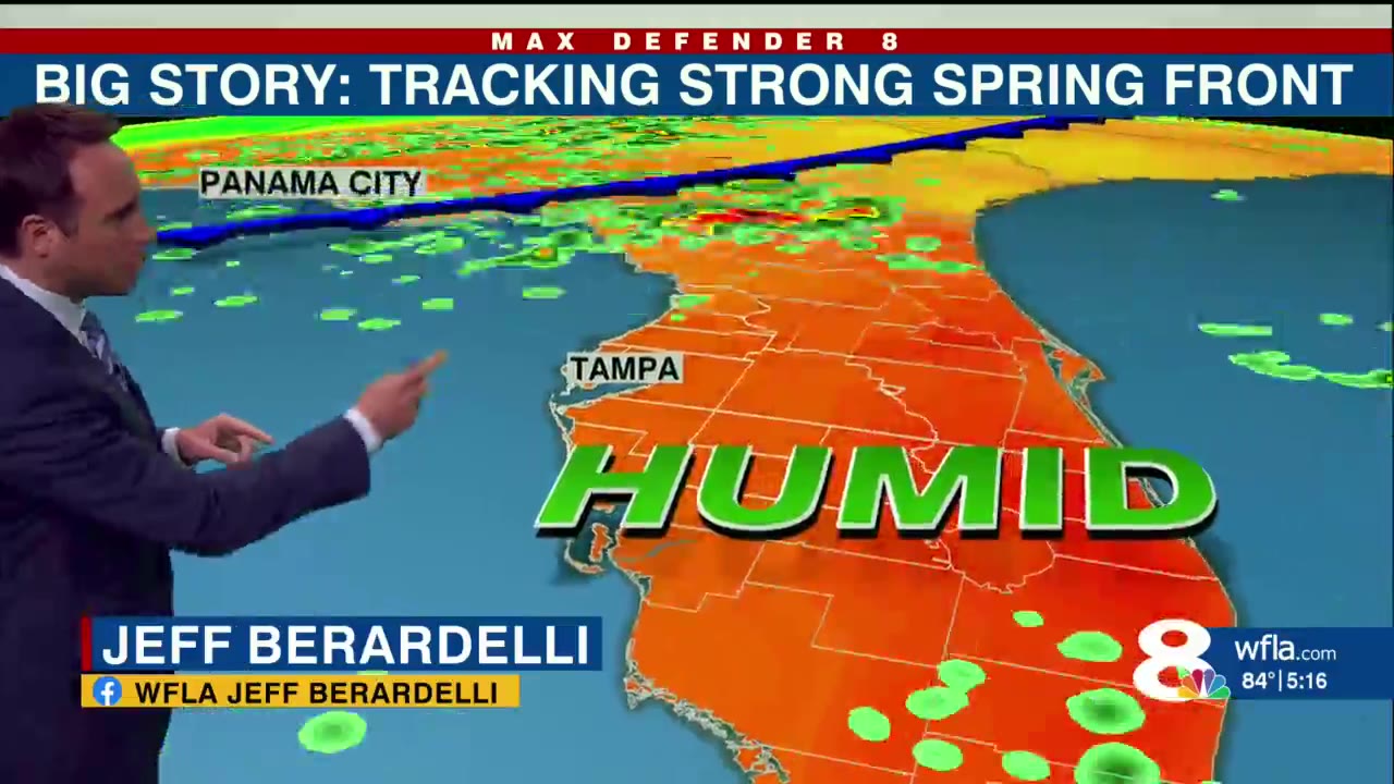 MAX DEFENDER 8 FORECAST AT 5PM – WFLA