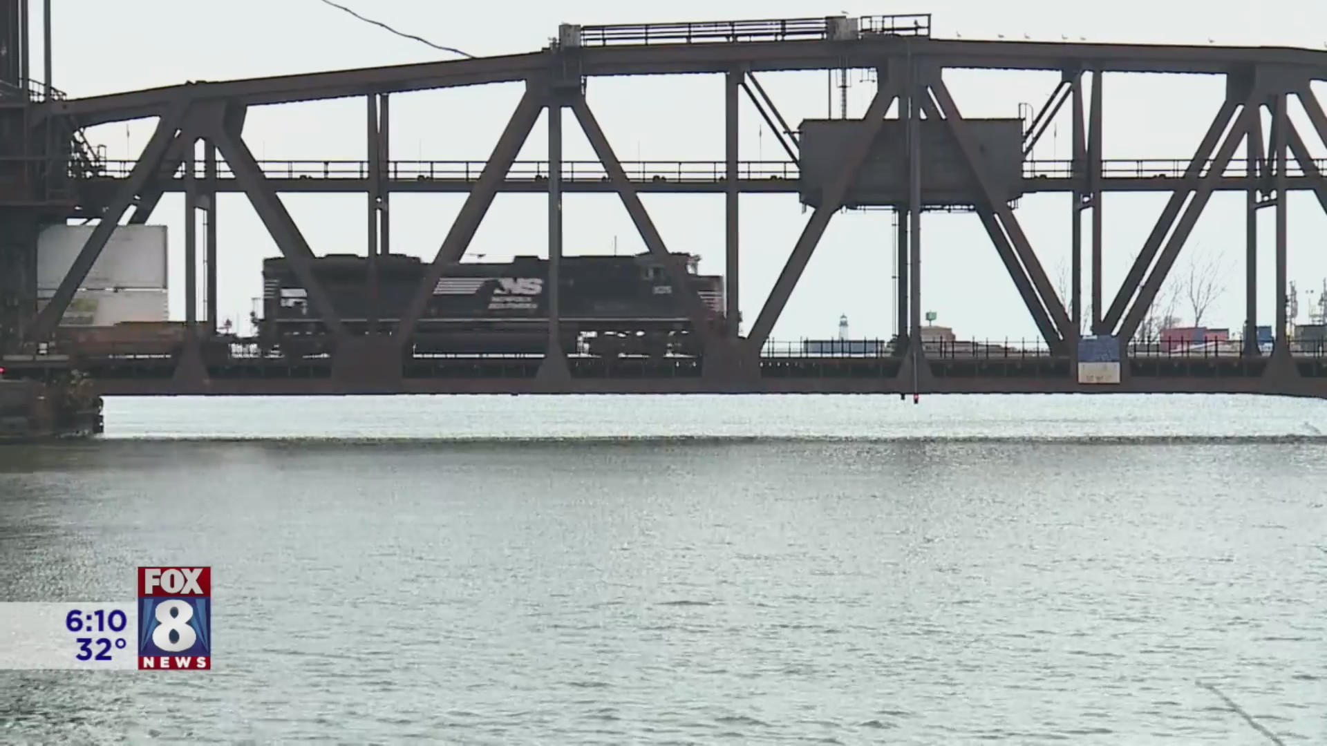 Watch: Bridge blocking river in Flats could lead to big fines – Fox 8 ...