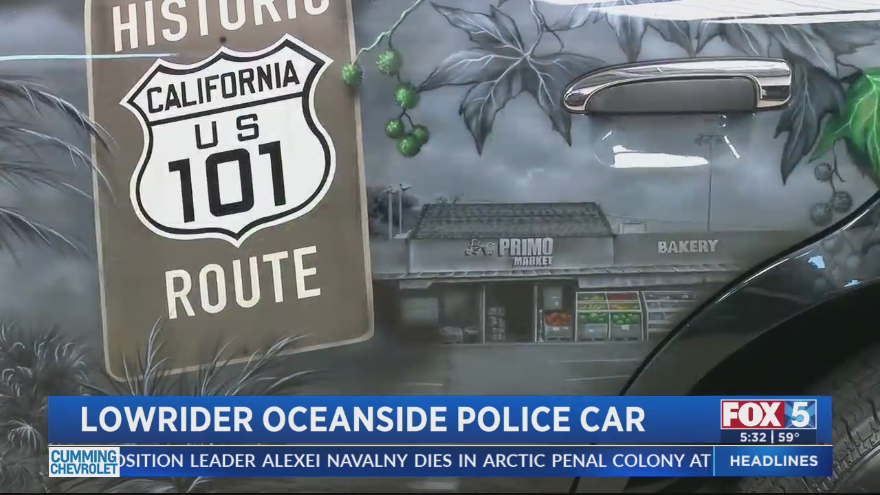 Oceanside Police Turn Law Enforcement Vehicle Into Lowrider – FOX 5 San ...