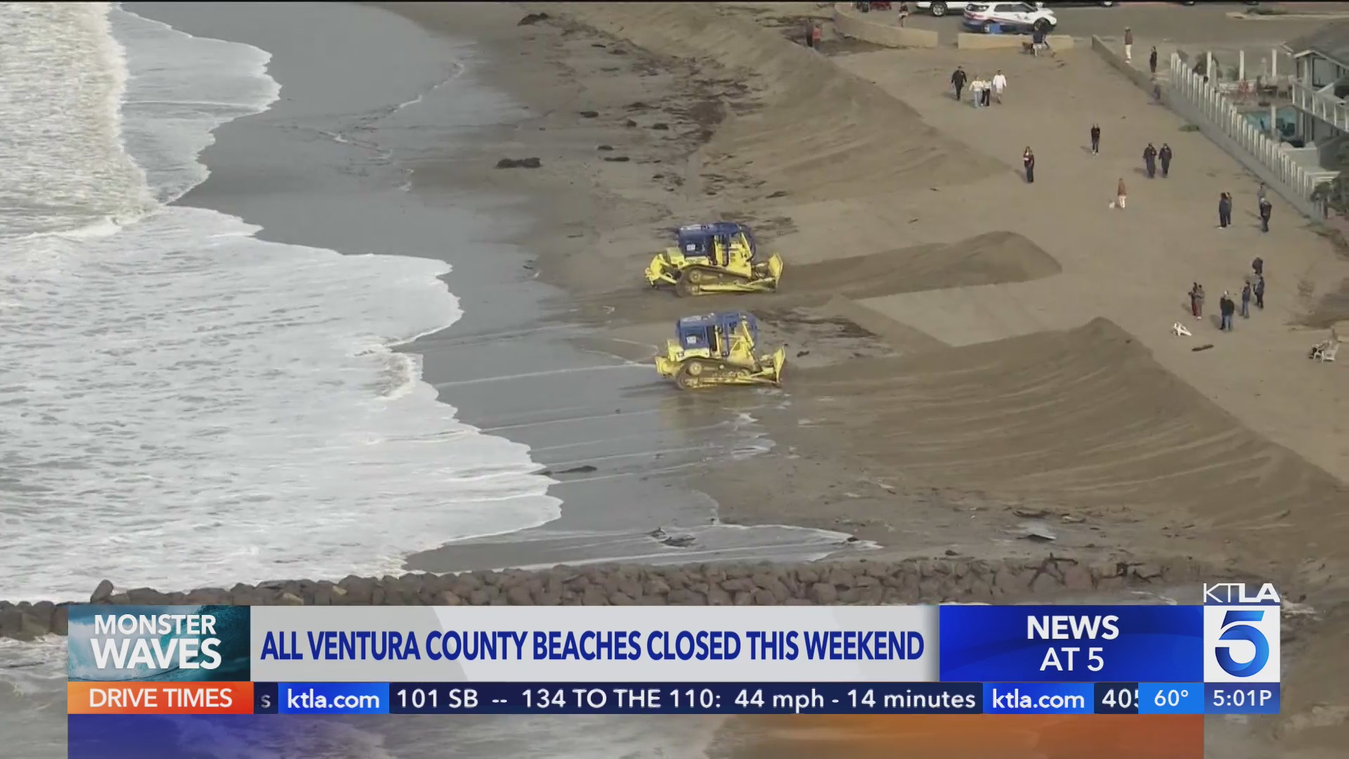 Southern California beaches pummeled by waves, prompting closures and ...