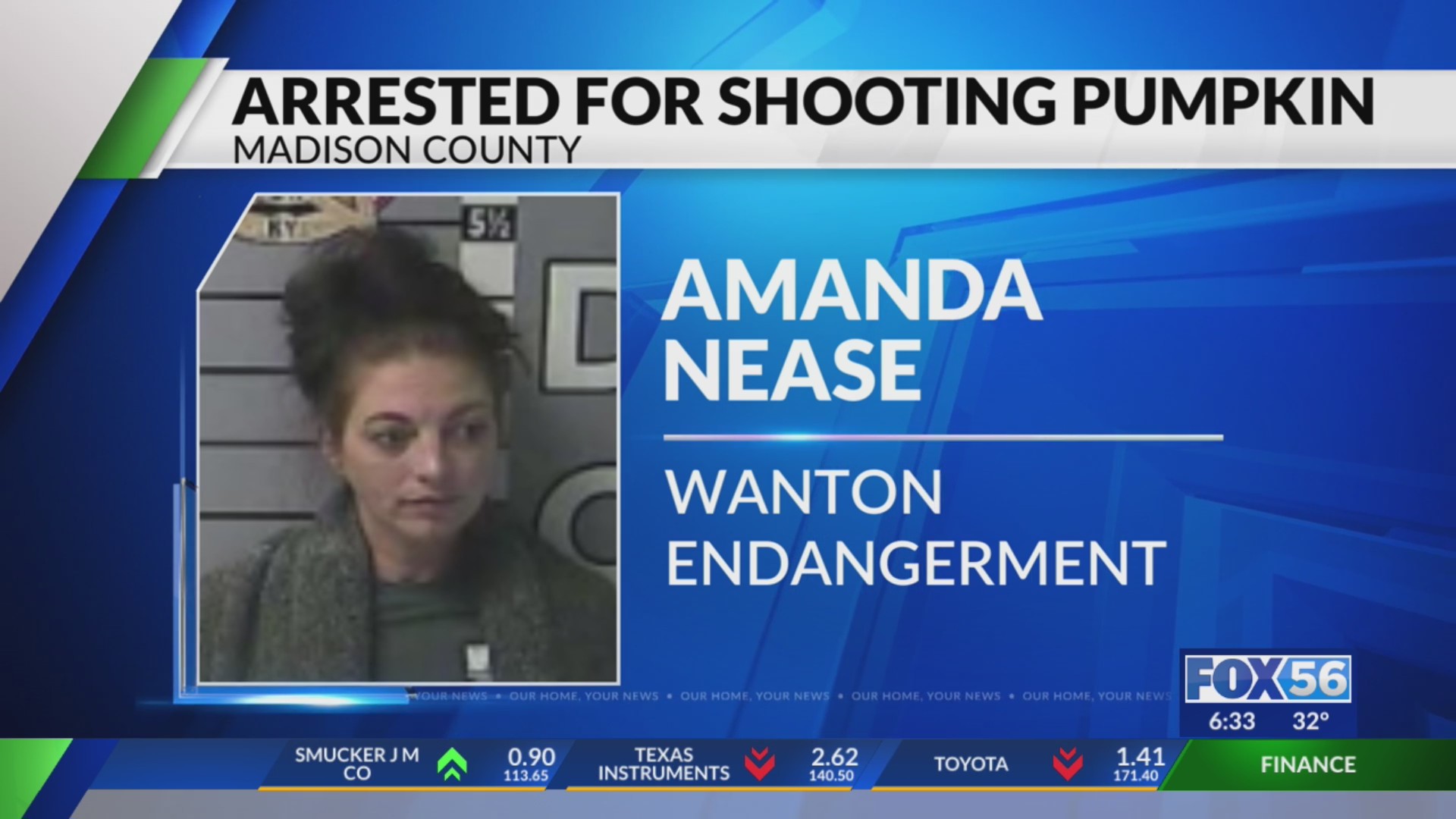 Richmond woman arrested for allegedly shooting pumpkin – FOX 56 News