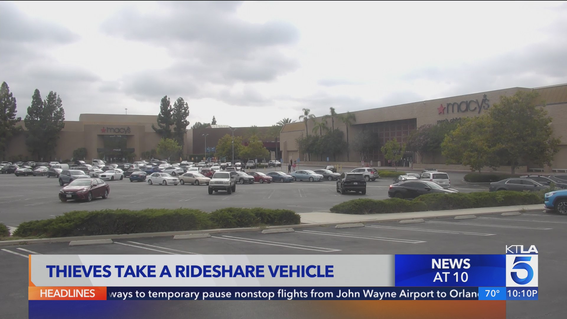 Thieves call rideshare after ransacking Macy’s store – KTLA