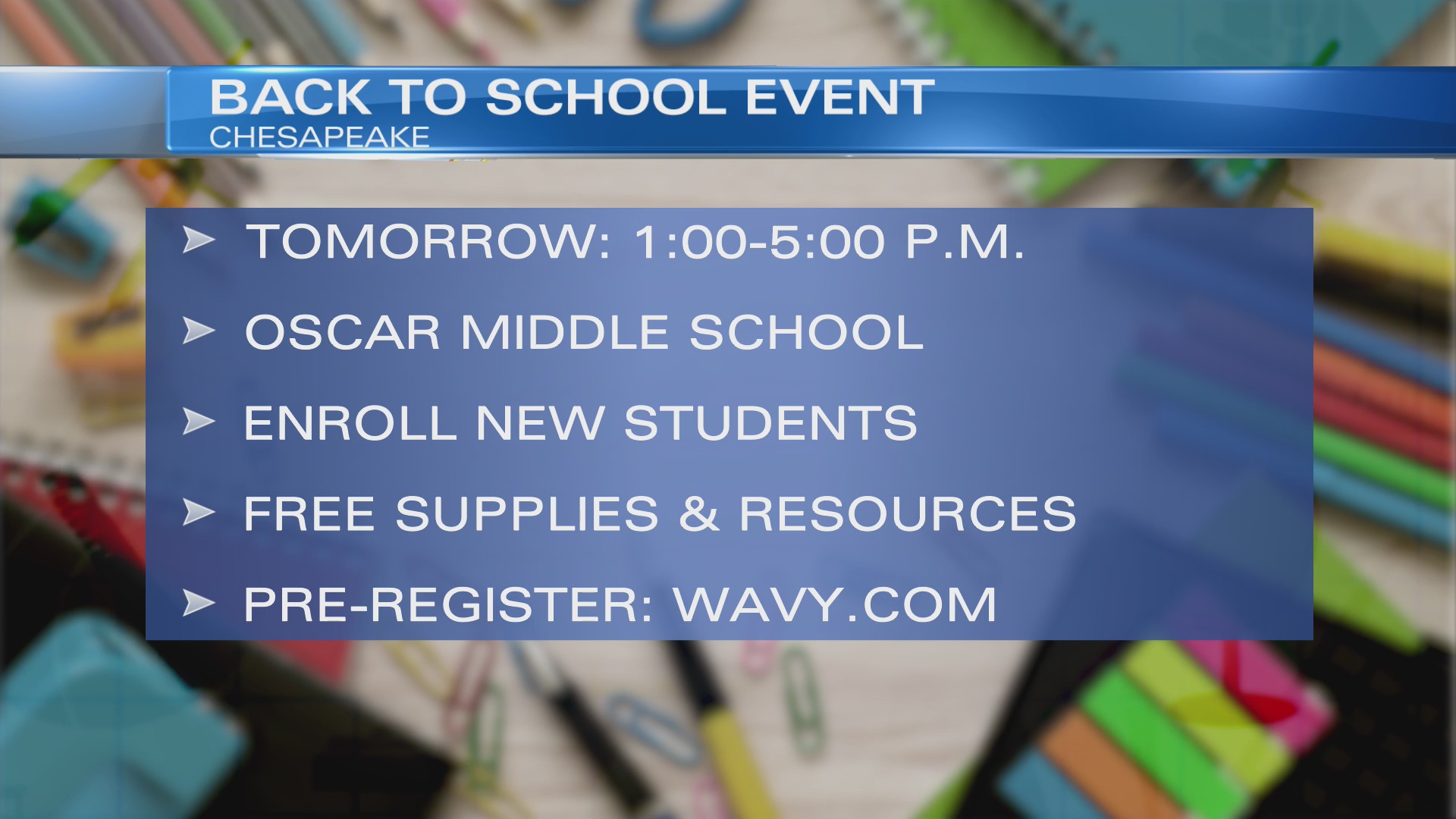Chesapeake Public Schools hosts “Get On The Bus” event – WAVY.com