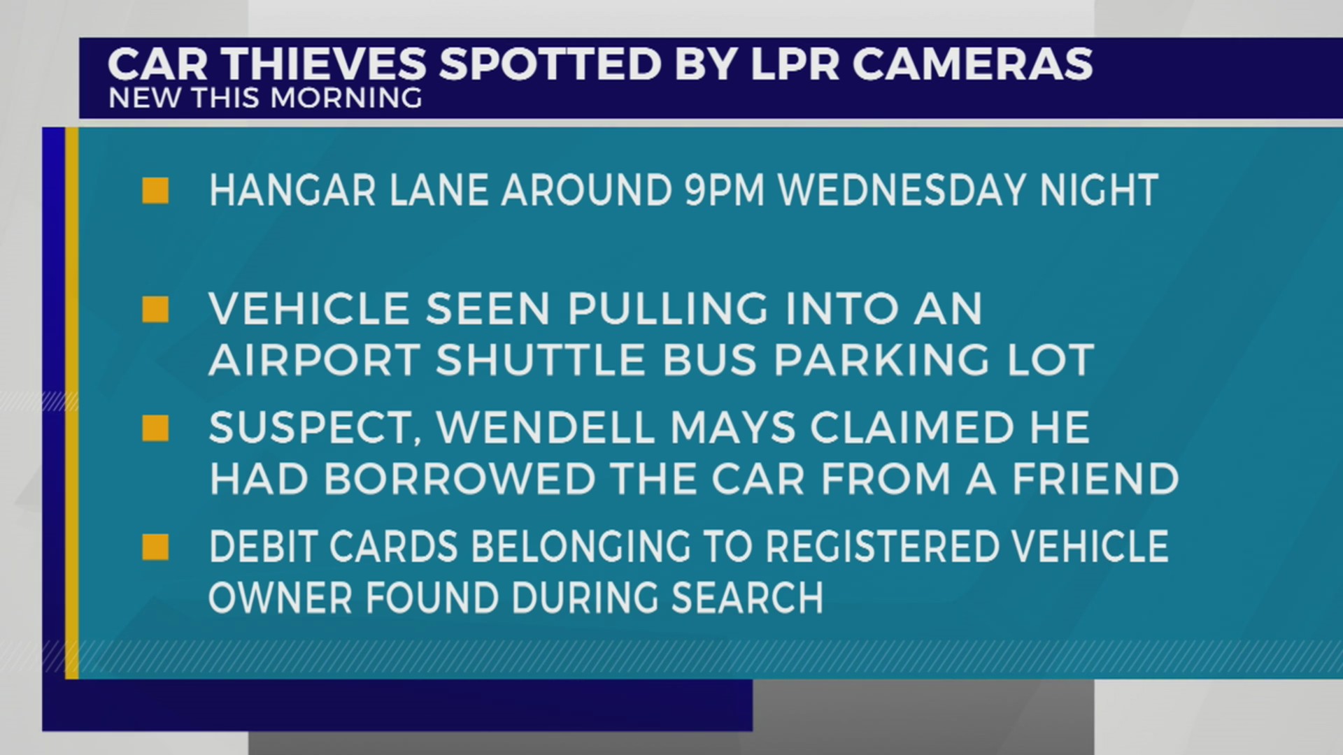 Car thieves spotted by LPR cameras near BNA – WKRN News 2