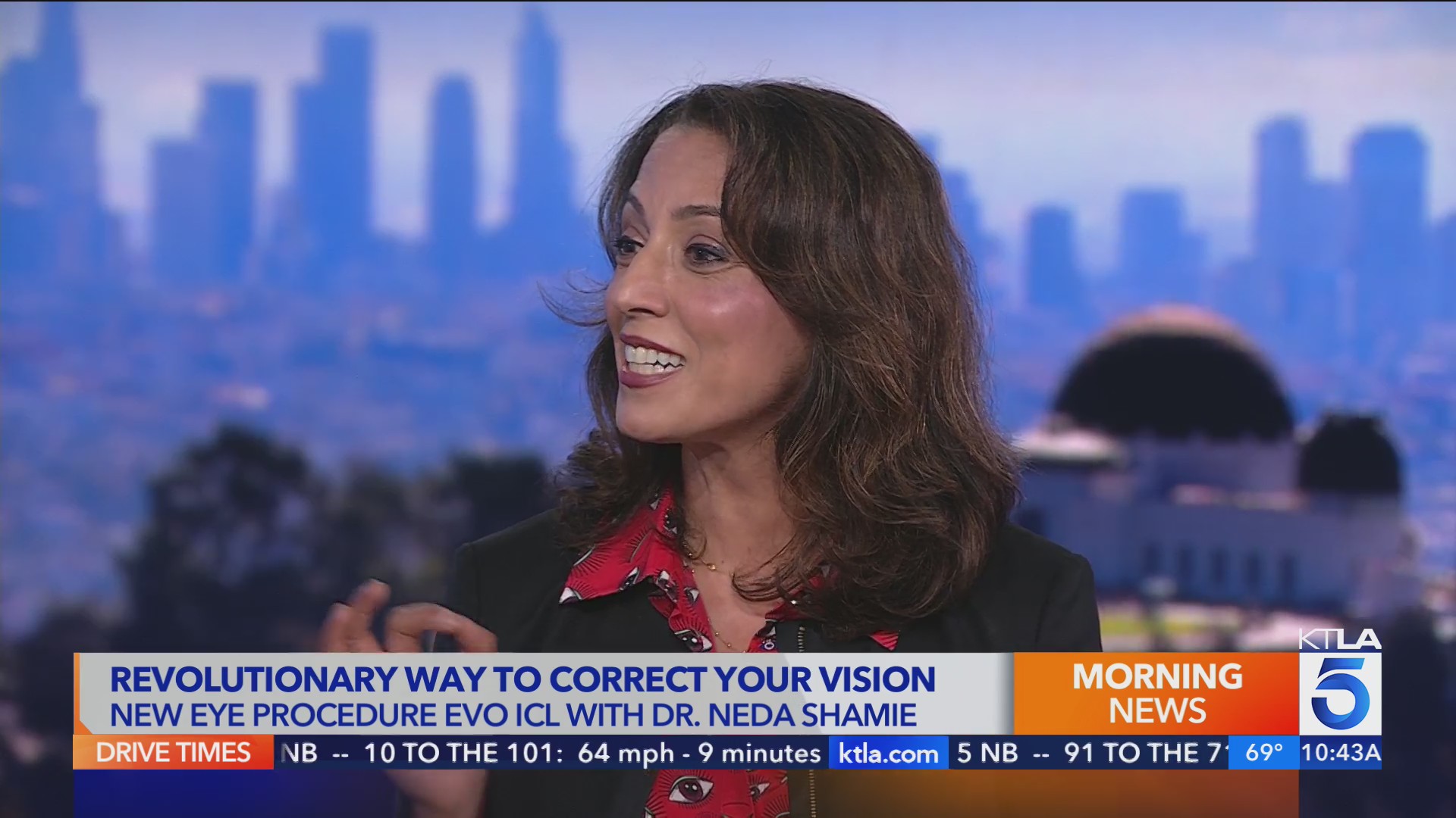 Dr. Neda Shamie discusses revolutionary way to correct our vision – KTLA