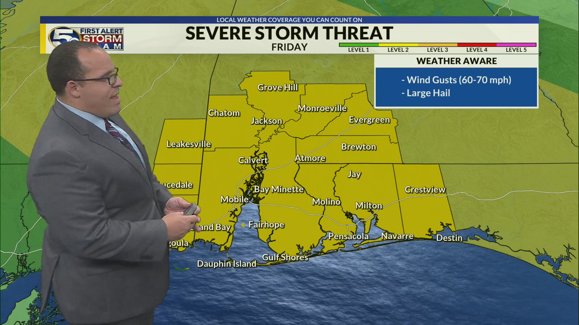 10pm THU Full Weather – WKRG News 5