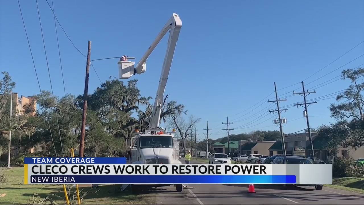 CLECO crews working to restore power – KLFY.com