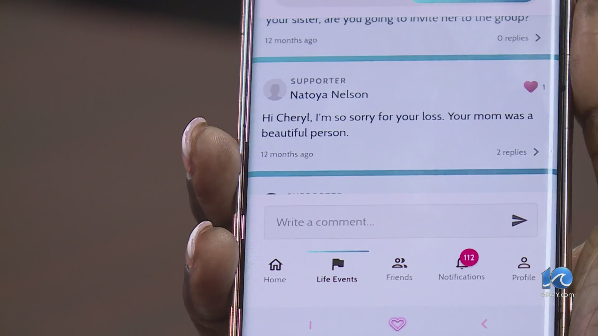 Doctor creates free grief and loss notification app – WAVY.com