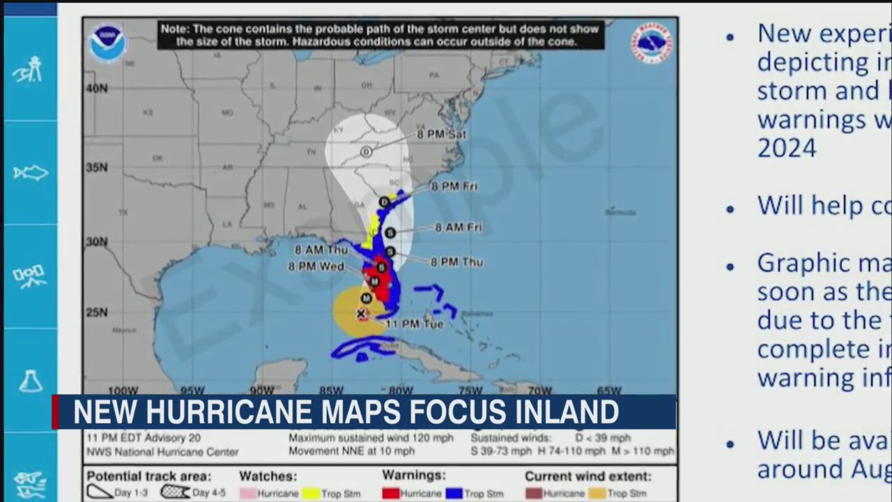 This hurricane season, National Weather Service cone graphic will ...