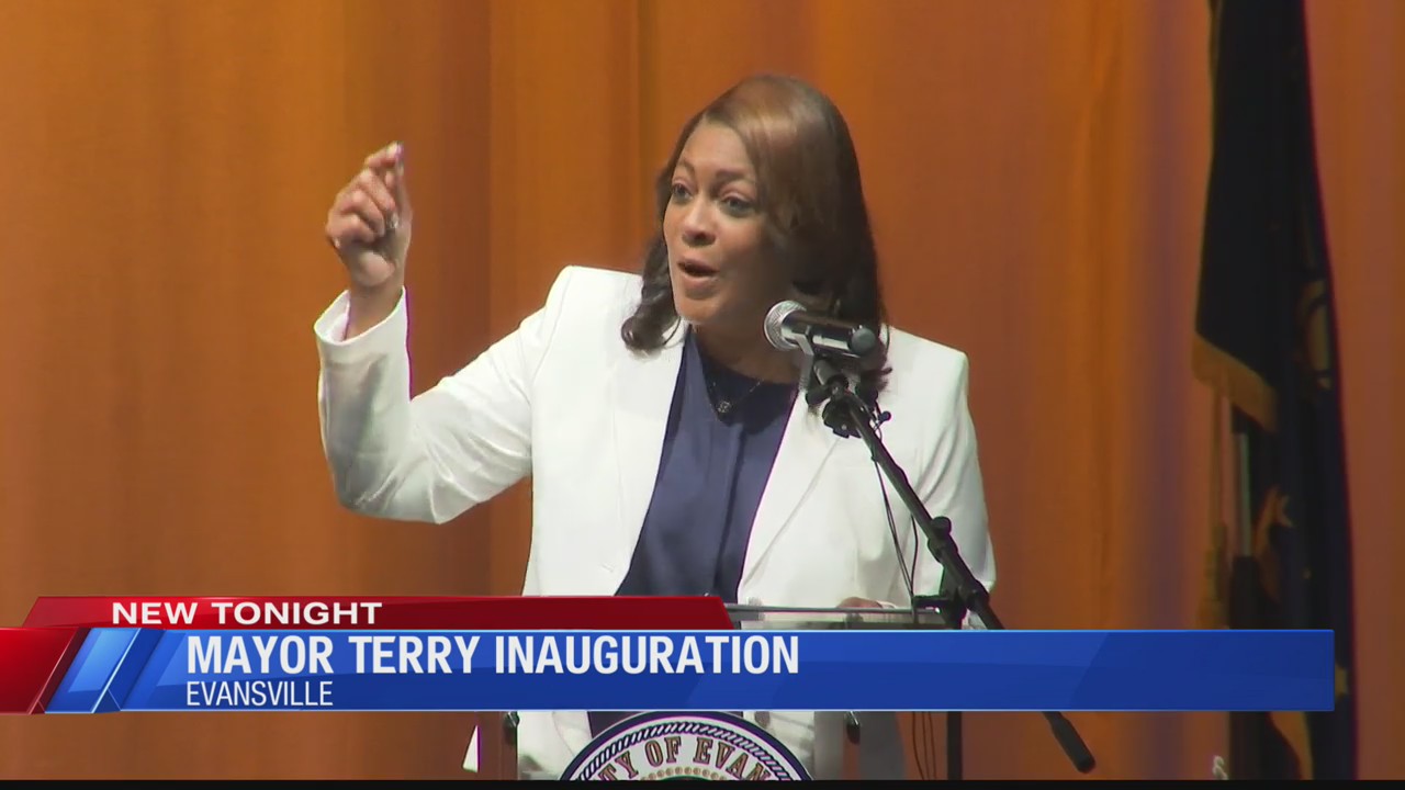 Stephanie Terry inaugurated as Evansville mayor – Eyewitness News (WEHT ...