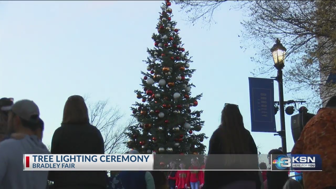 Bradley Fair Christmas tree lighting takes place – KSN-TV