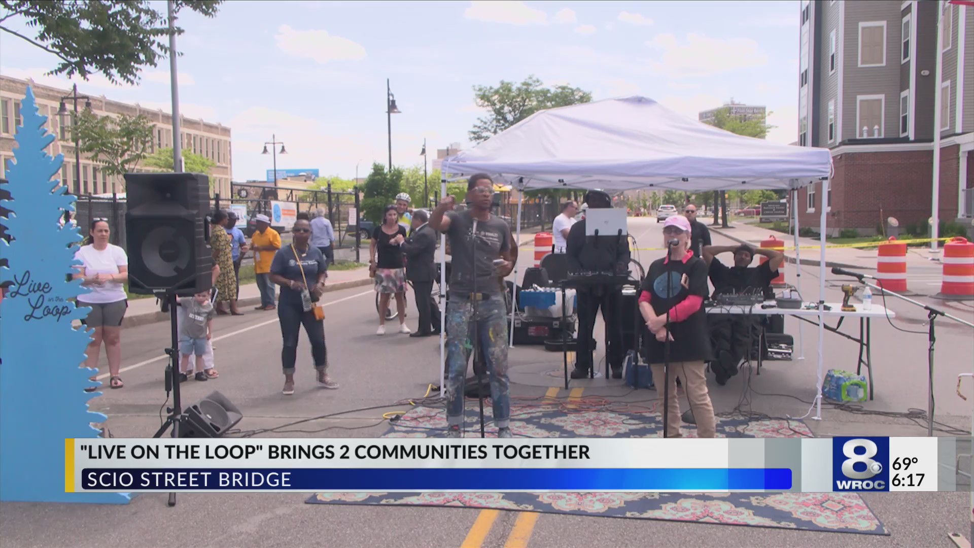 “Live on the Loop” event held on Scio St. Bridge – RochesterFirst