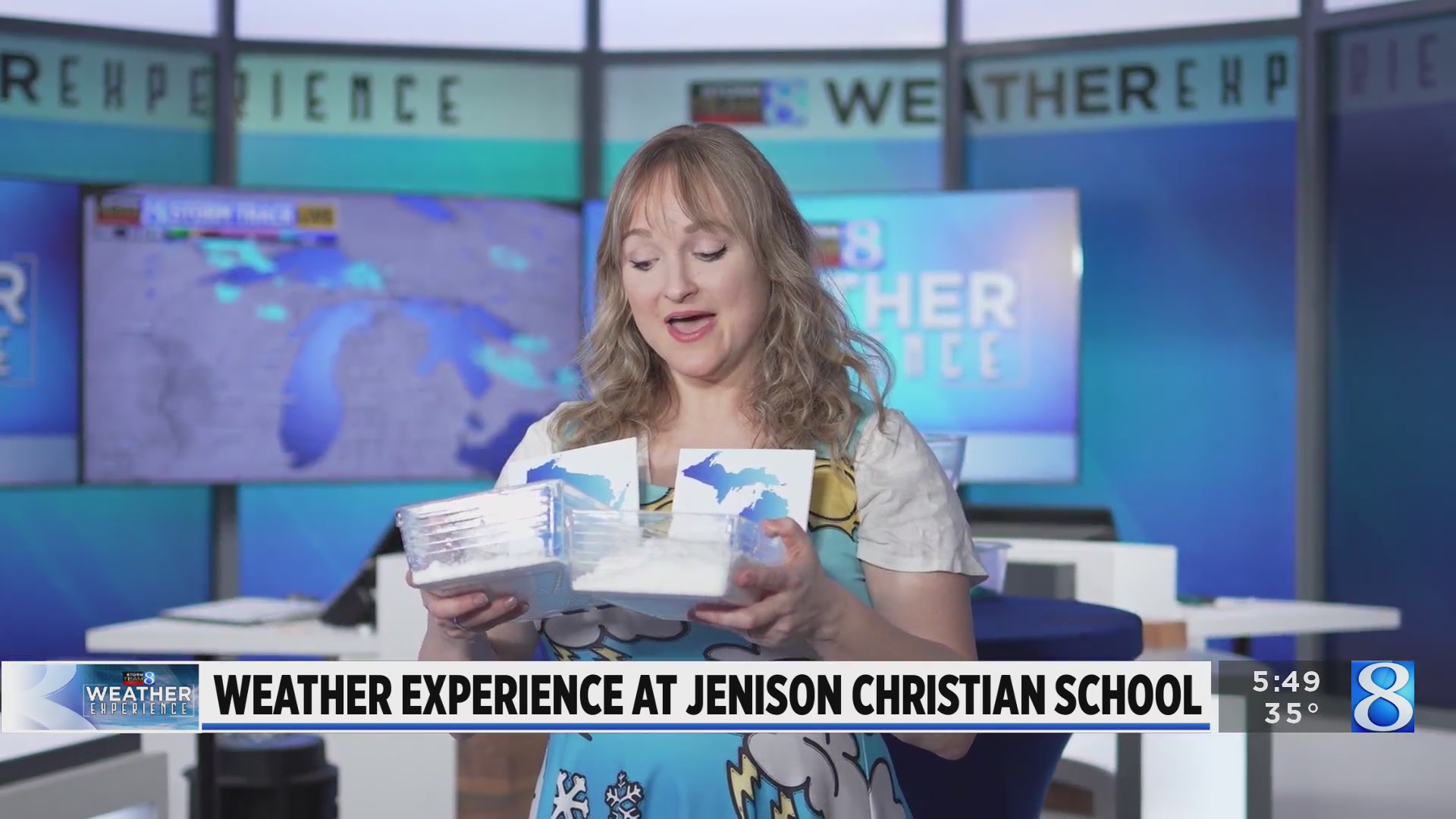 Weather Experience at Jenison Christian School – WOODTV.com