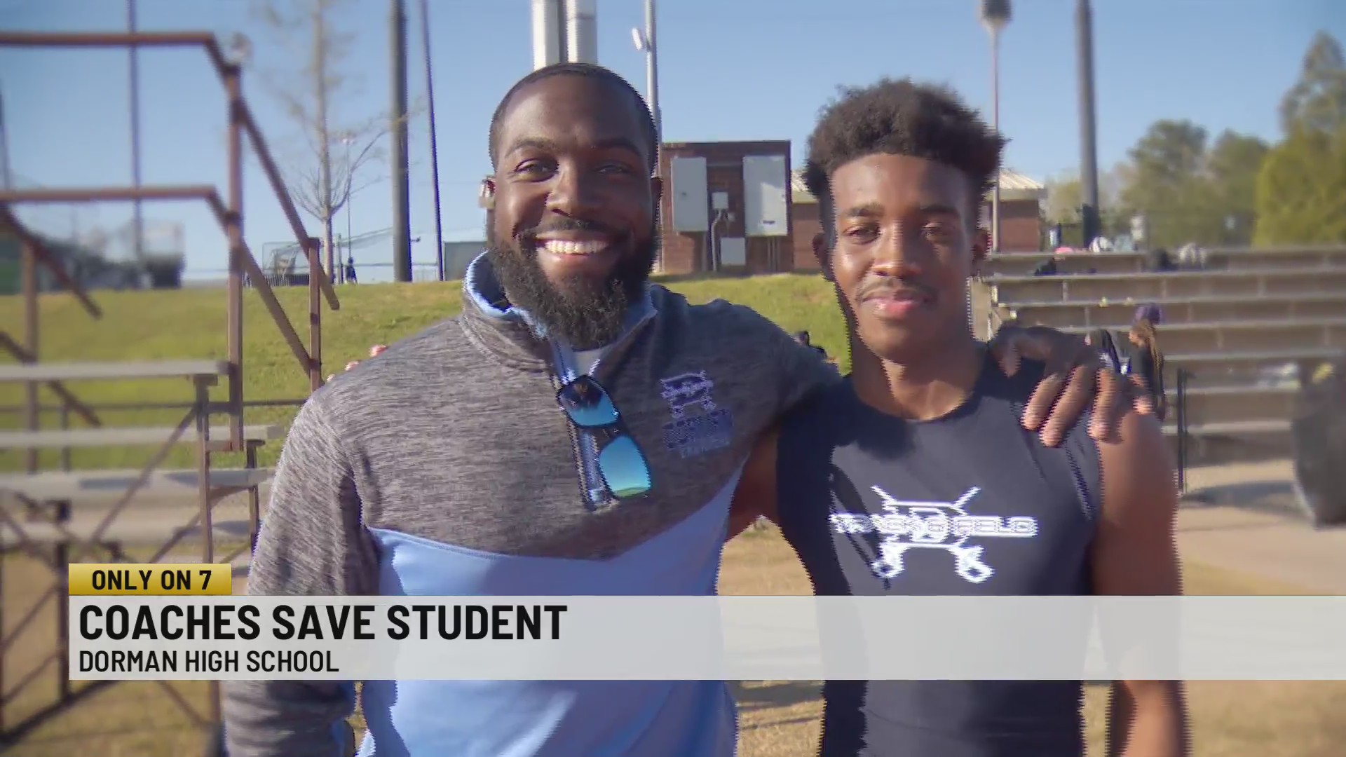 Dorman track coaches save athlete’s life during track meet – WSPA 7NEWS