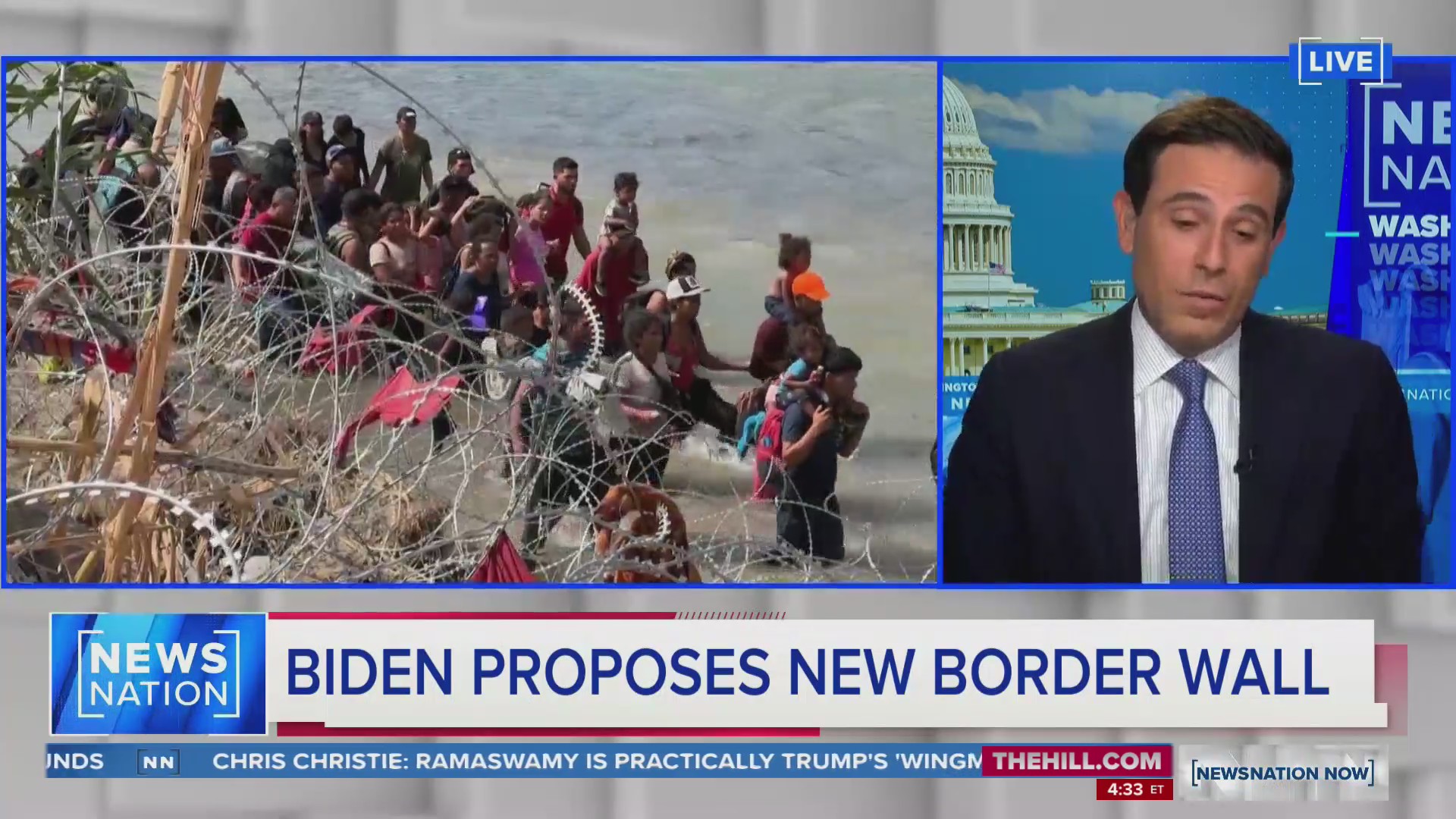Biden proposes new border wall; promised opposite in campaign ...