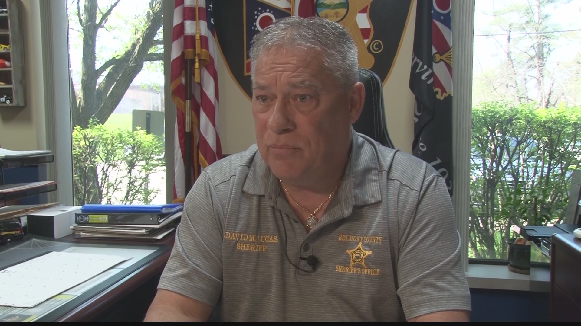 Belmont County Sheriff Dave Lucas reacts to Union Local school bus ...