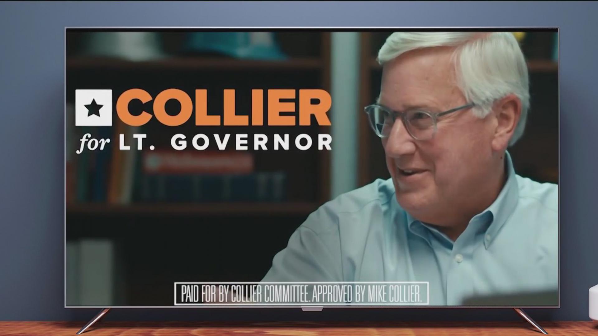 Mike Collier asks Texas broadcasters to remove Dan Patrick’s recent ad ...