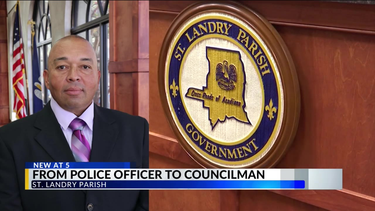 Former Opelousas police officer takes on new role of parish councilman ...