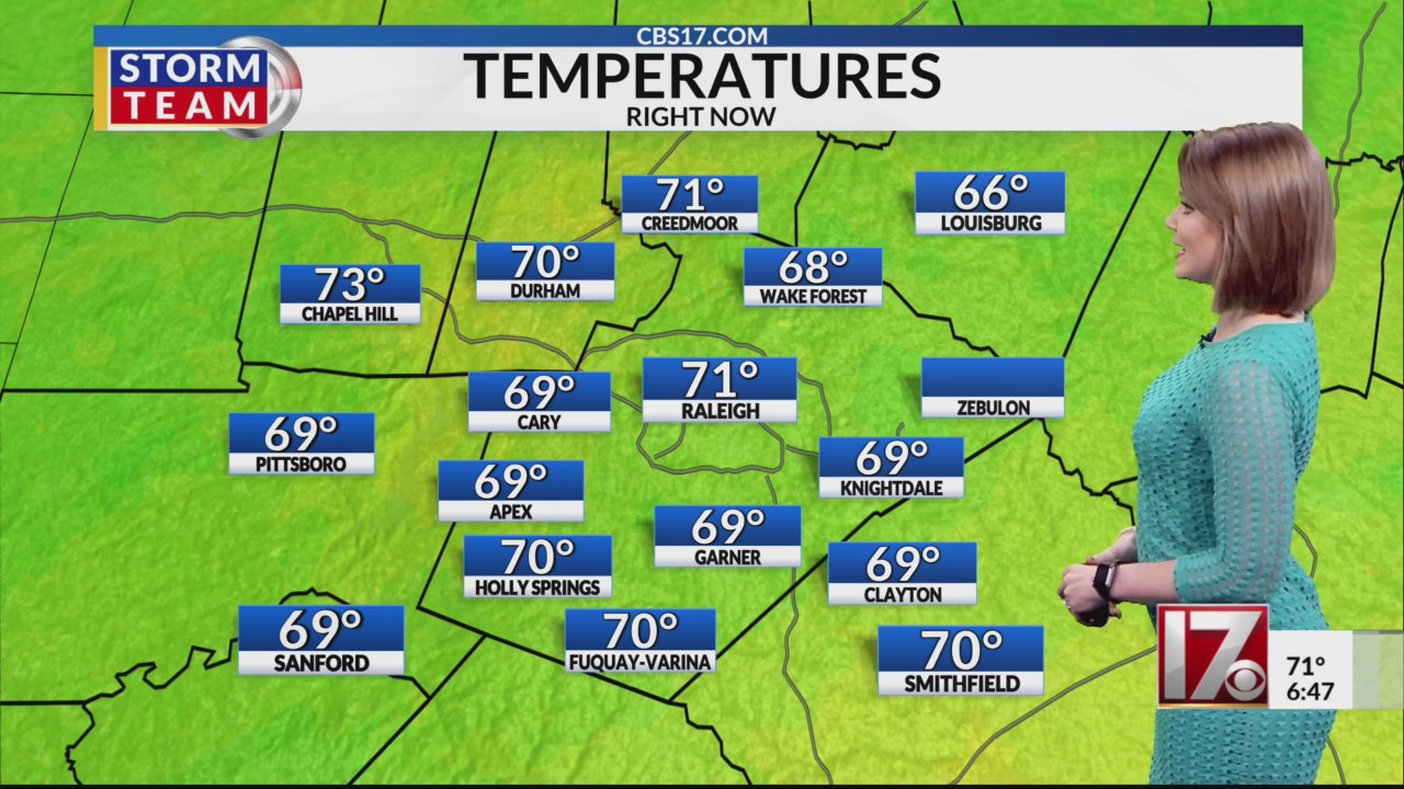 June 4 weather forecast – CBS17.com