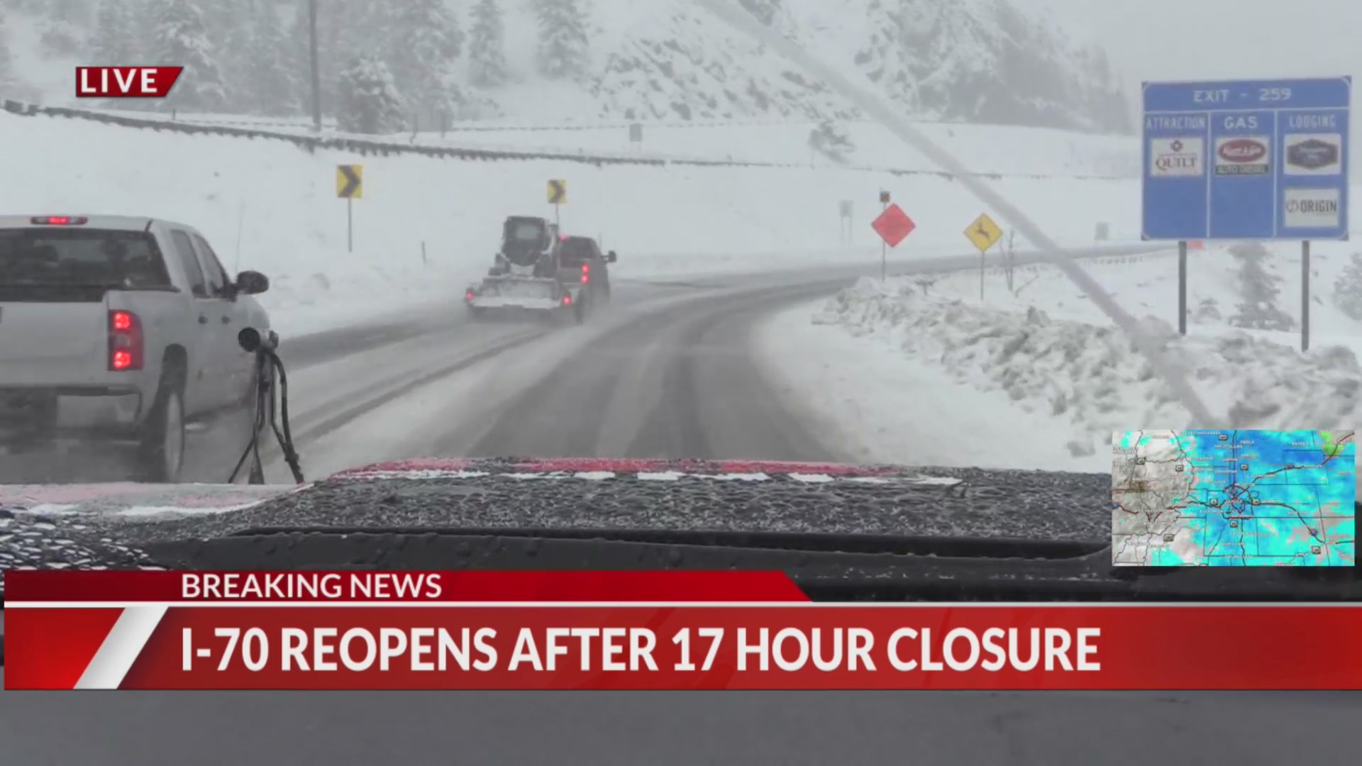 I-70 reopens after 17-hour closure: See conditions near Golden – FOX31 ...