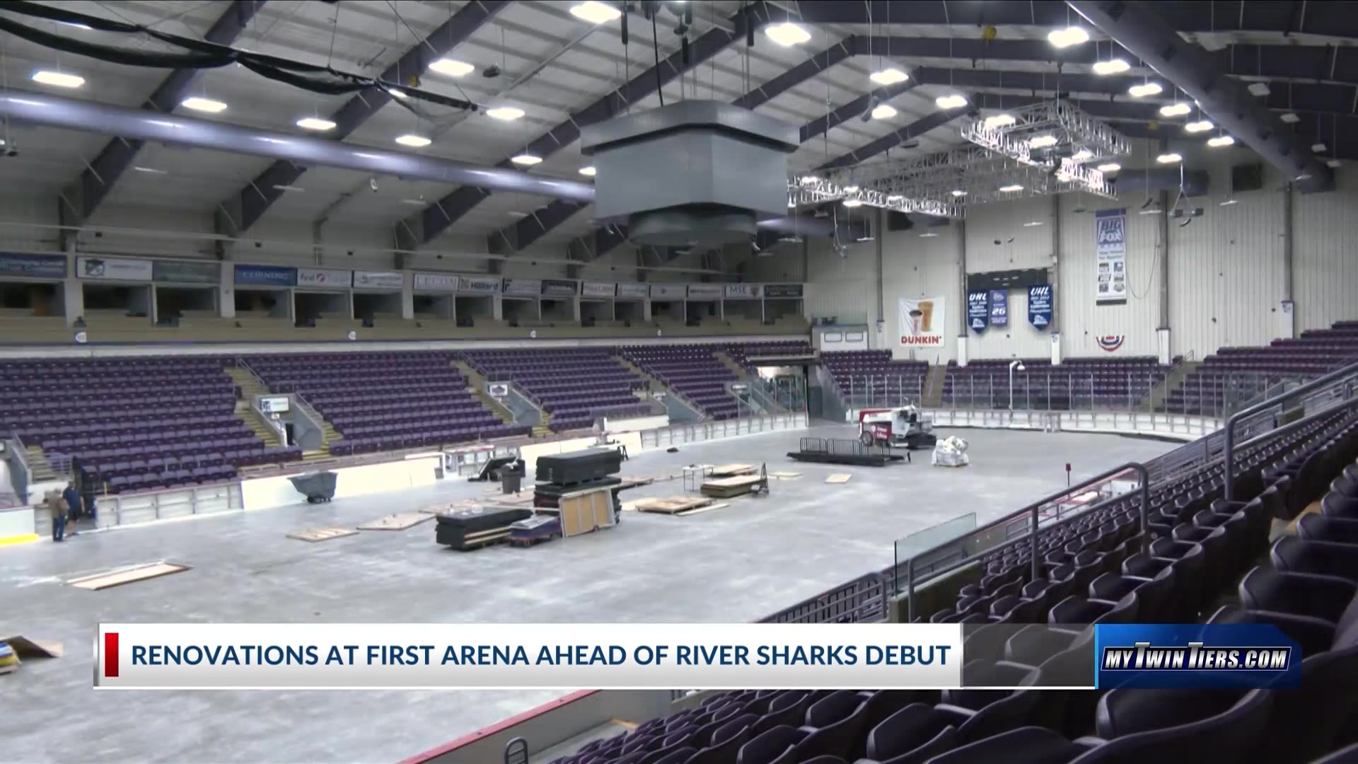 Upgrades at First Arena ahead of Elmira River Sharks home opener – WETM ...