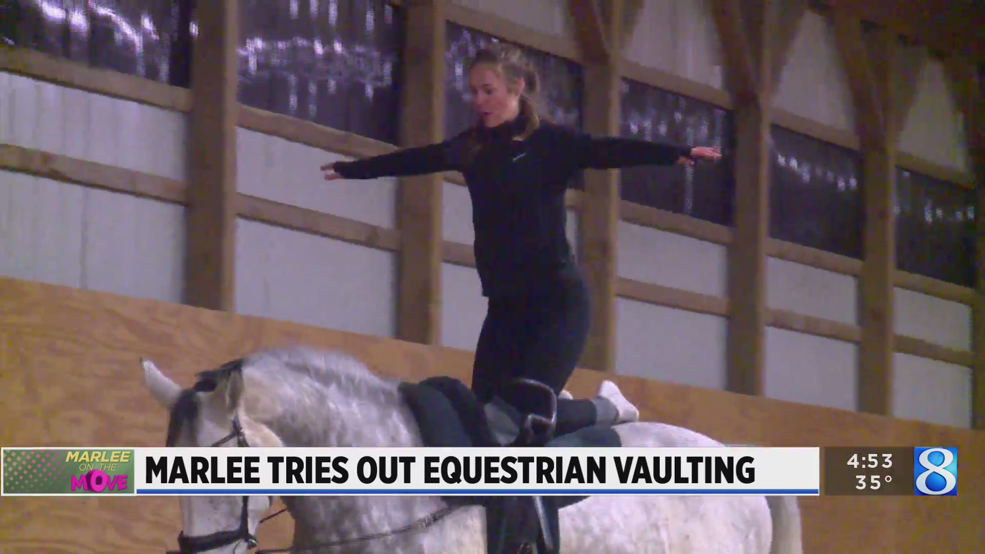 Marlee on the Move: Equestrian Vaulting – WOODTV.com