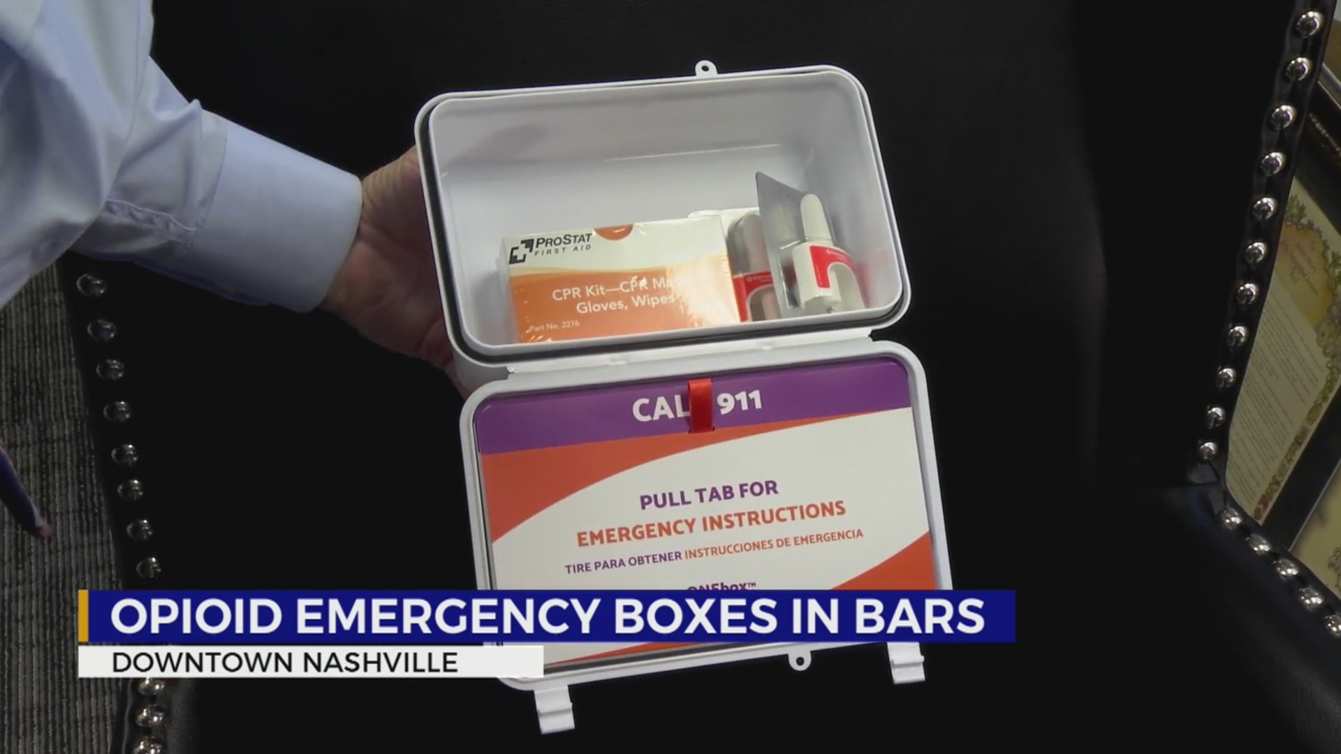 Opioid emergency boxes being put in bars in downtown Nashville – WKRN ...