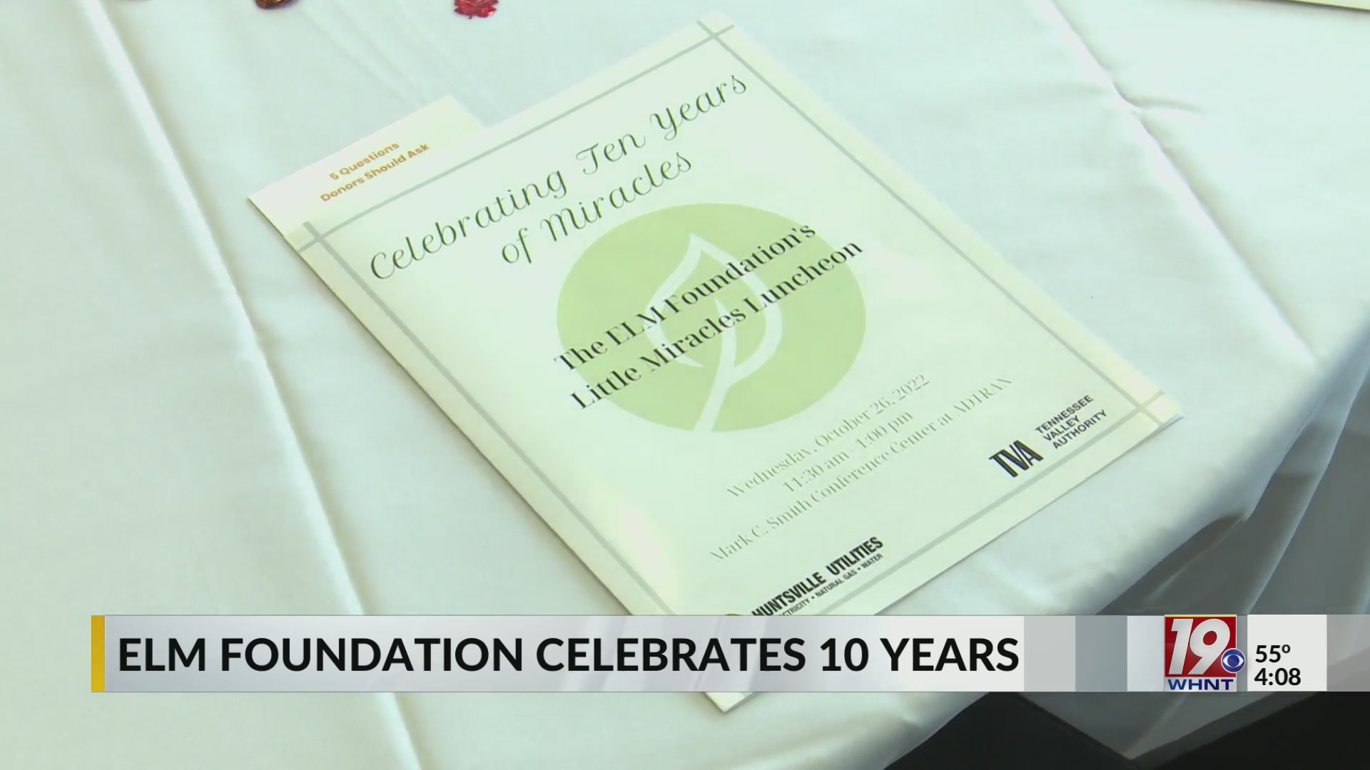 ELM Foundation Celebrates 10 Years – WHNT.com
