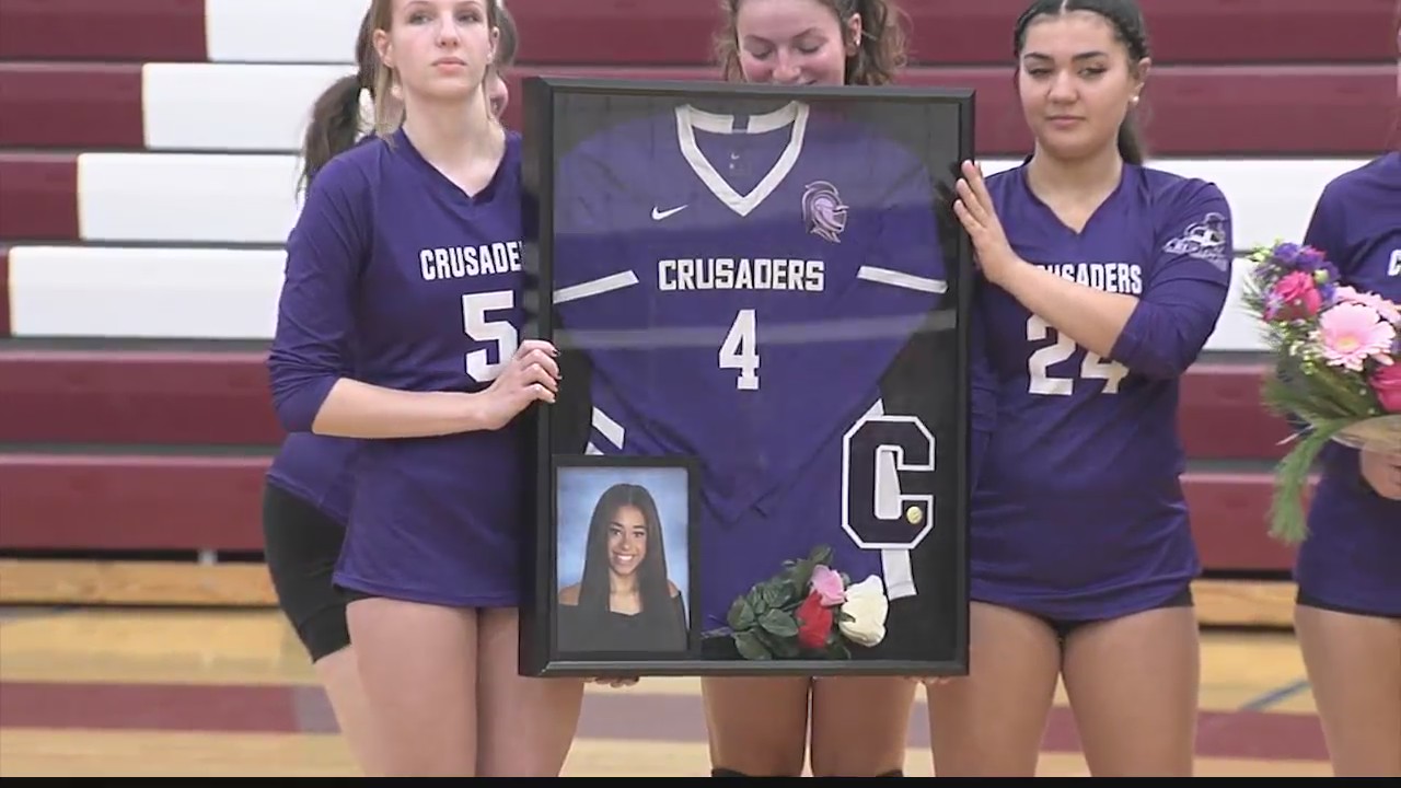 Catholic Central volleyball honors player who died while on vacation ...